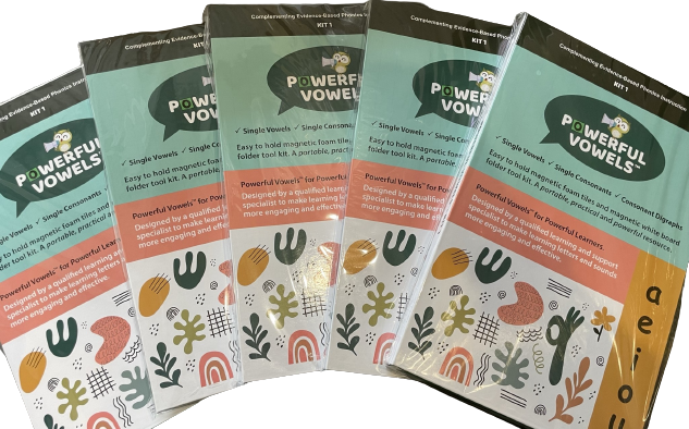Powerful Vowels Kit 1 - Initial Code - Class set rate (min 20 units) - Powerful Vowels