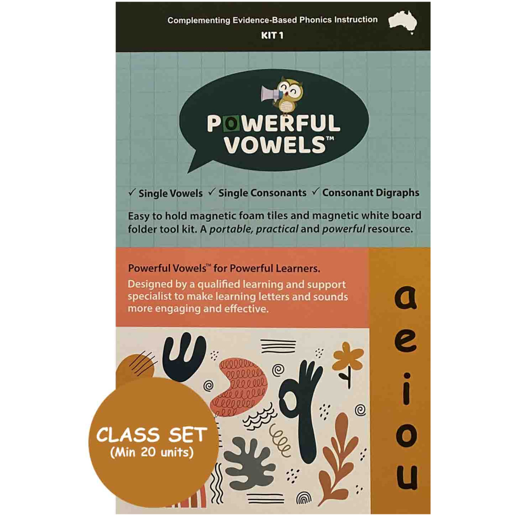 Powerful Vowels Kit 1 - Initial Code - Class set rate (min 20 units ...