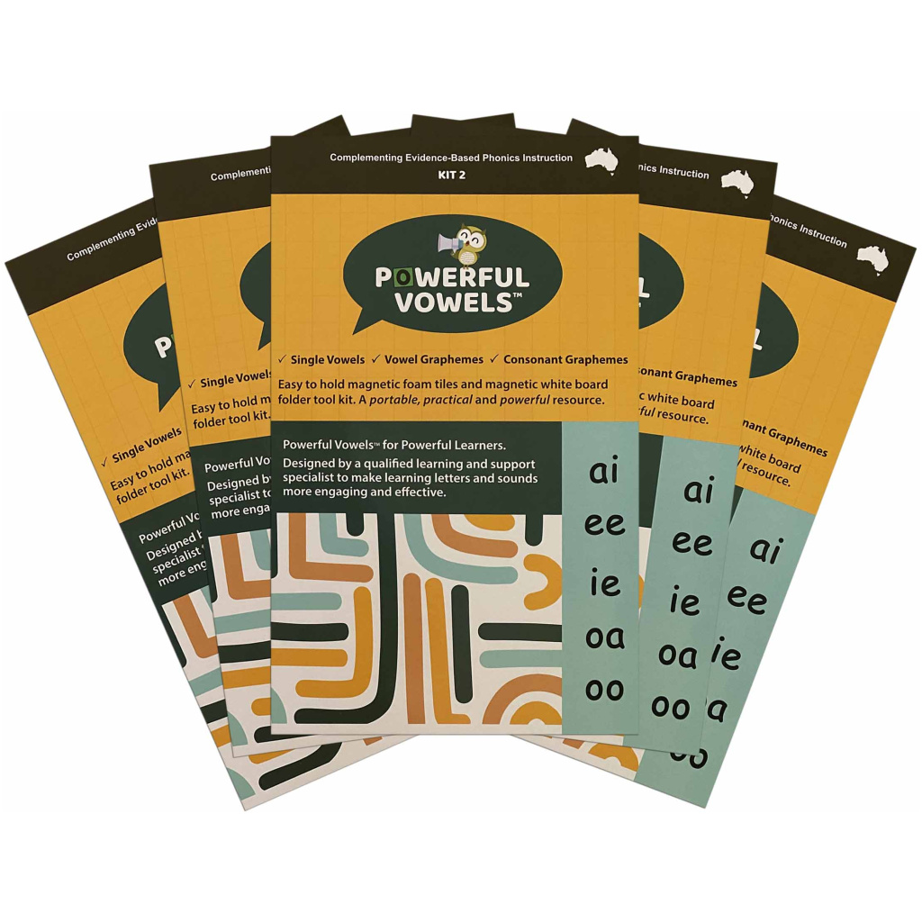 Powerful Vowels Kit 2 - Extended Code - 5 Pack - Powerful Vowels